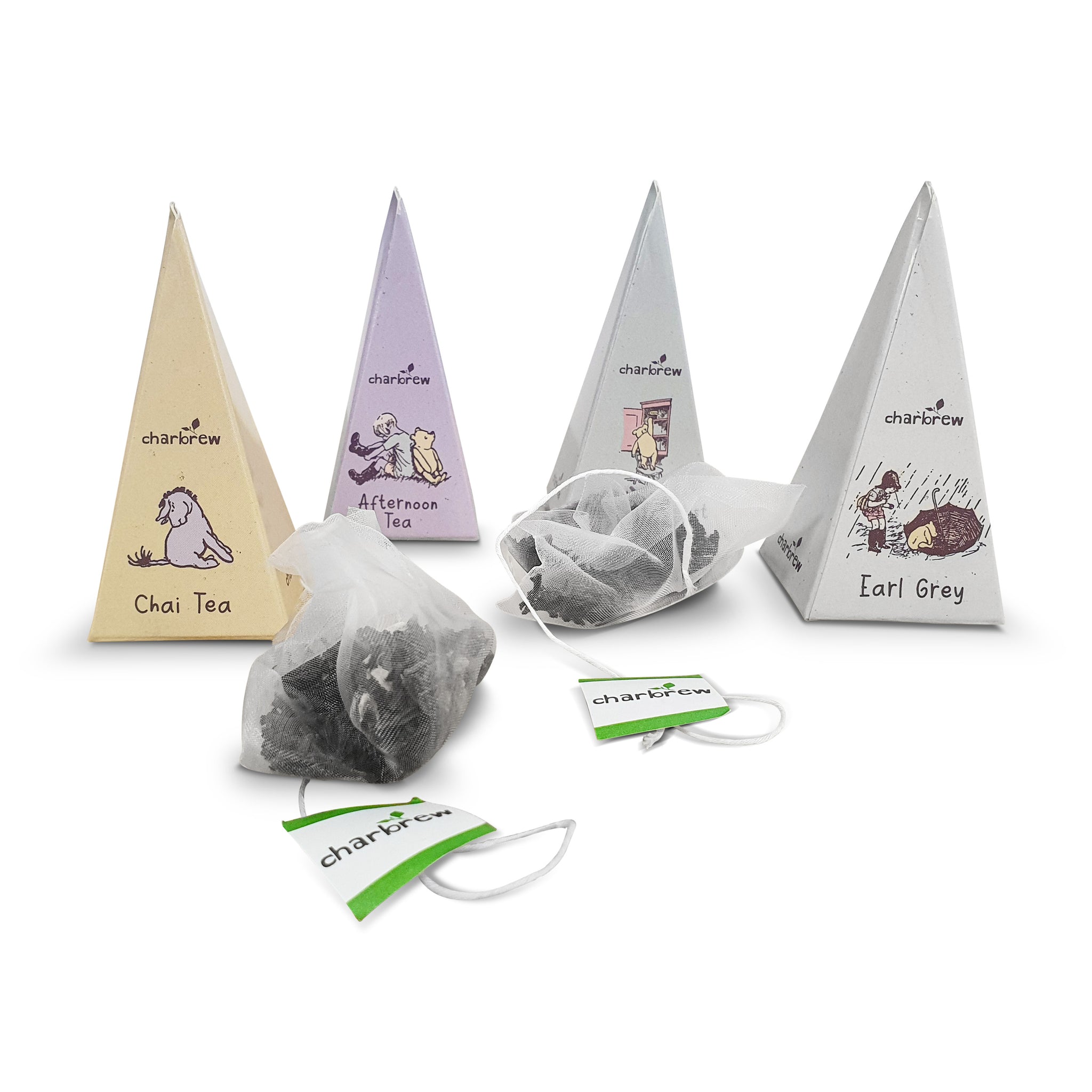 Winnie Classic Tea Pyramid Gift Box - 12 Teabags – Charbrew Tea