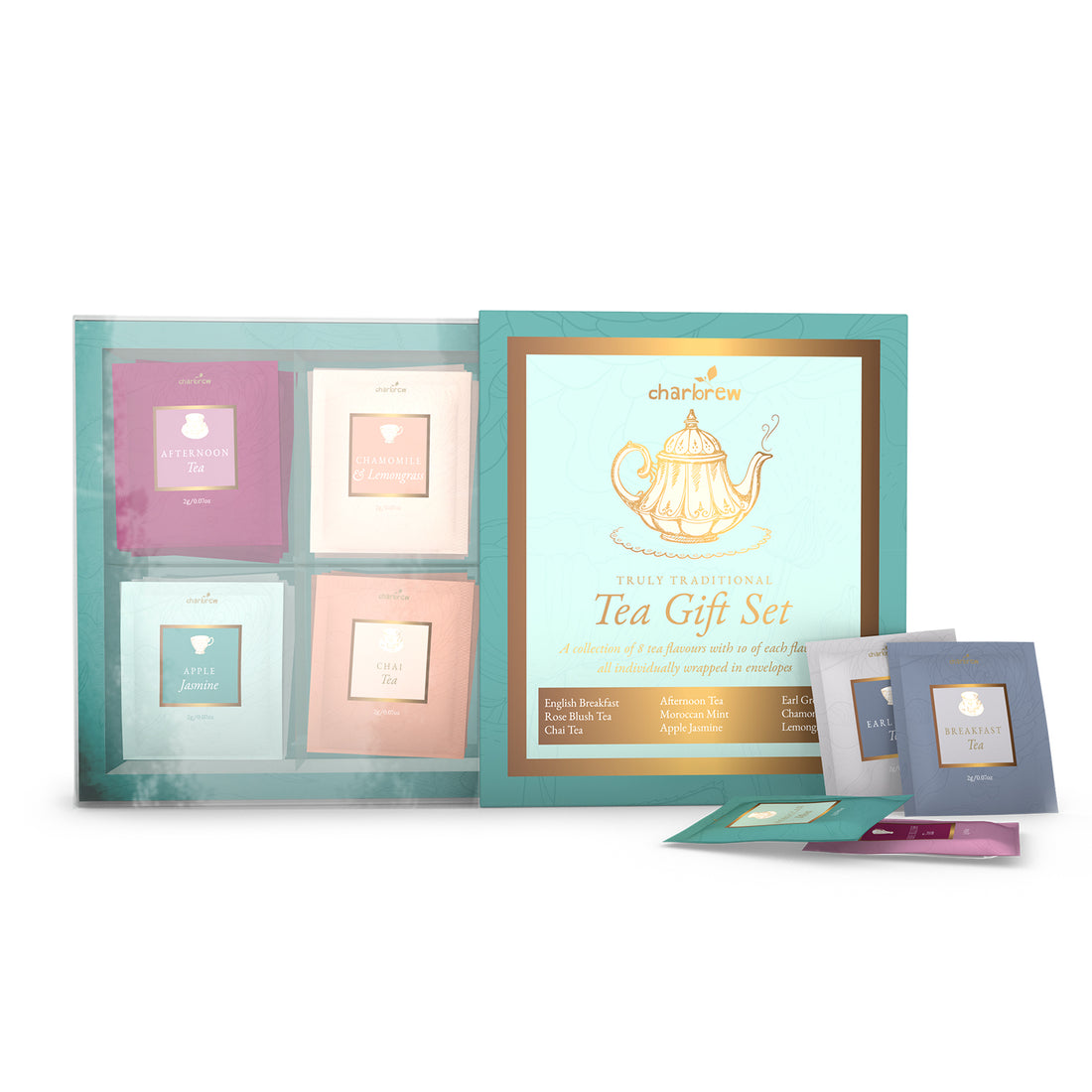 Truly Traditional Tea Gift Set – 80 Teabags – Charbrew Tea