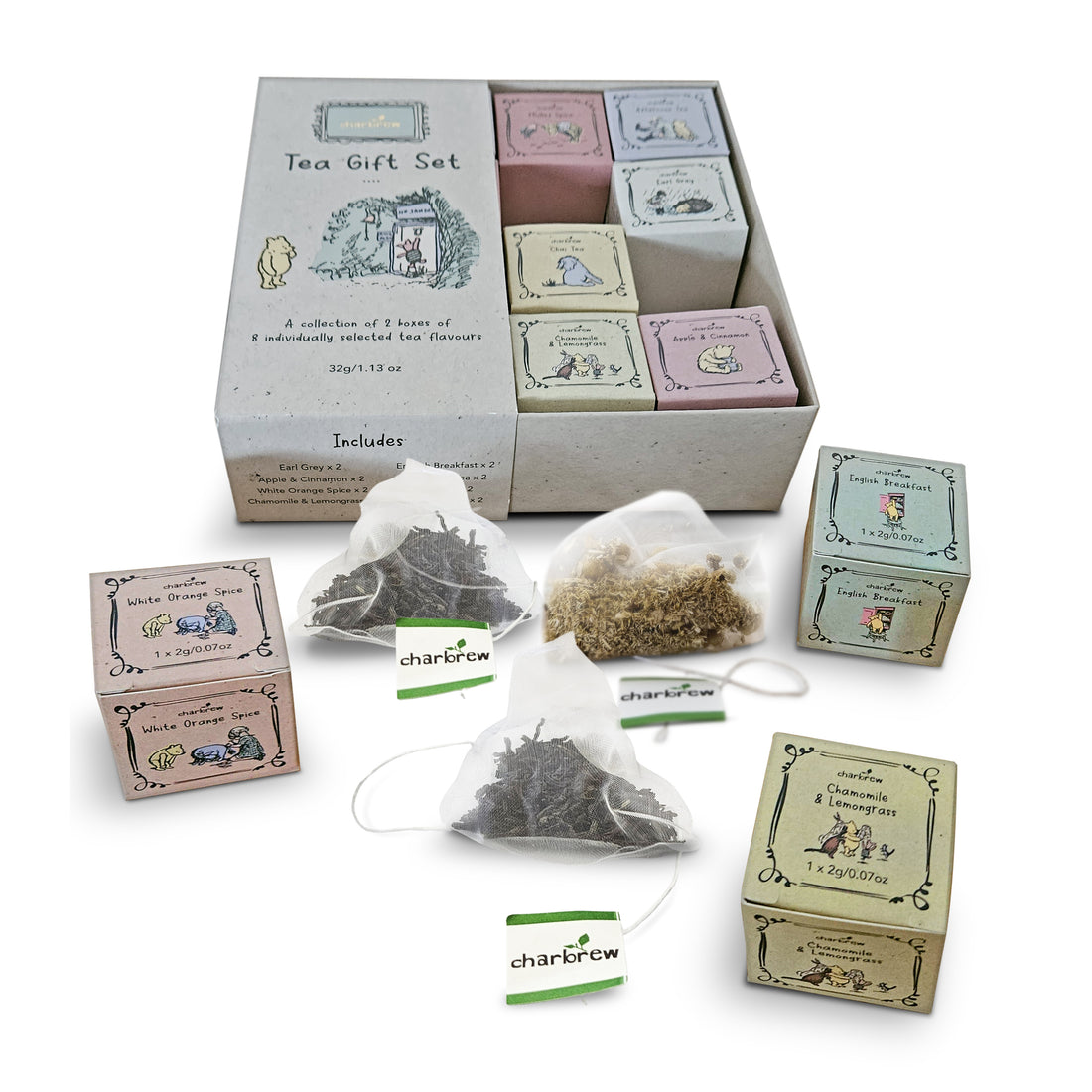 Winnie Assortment Tea Box Gift Set - 16 Teabags – Charbrew Tea